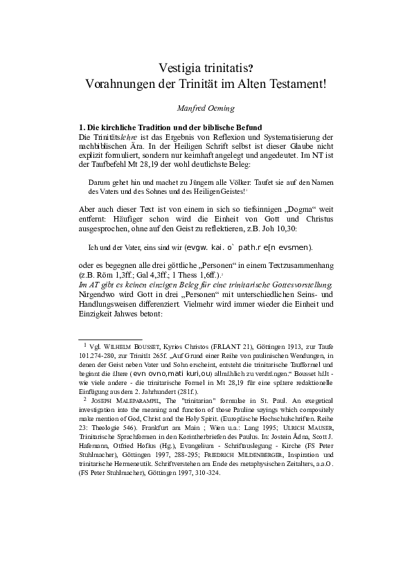 (DOC) Vestigiae trinitatis