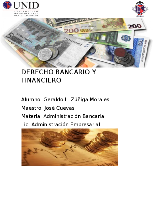 (DOC) Resumen derecho bancario
