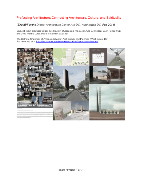 (PDF) Professing Architecture: Connecting Architecture, Culture, and ...