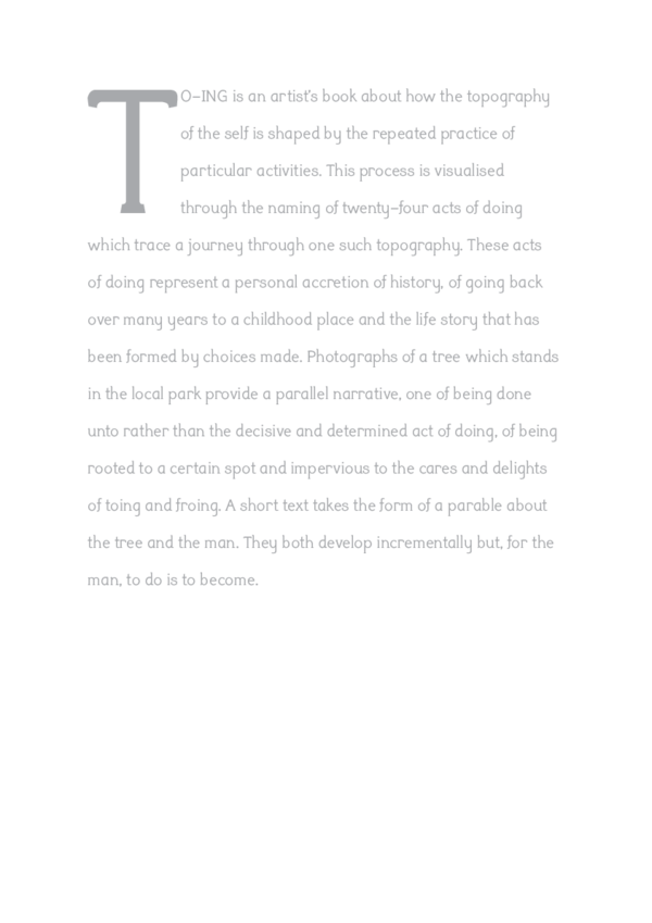 (PDF) To-ing Statement