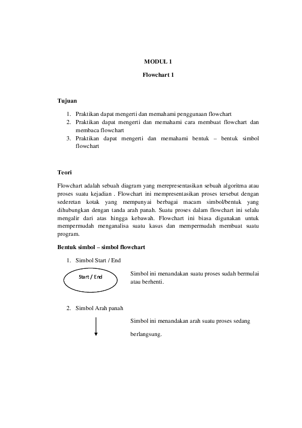 (PDF) Algoritma Pemrograman Flowchart 1