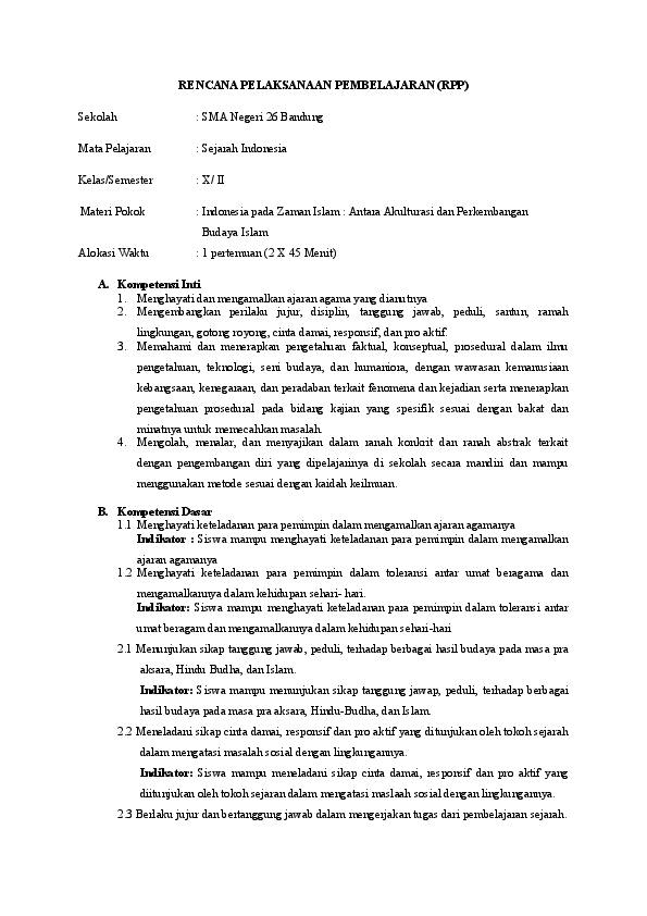 (DOC) contoh RPP Kurikulum 2013