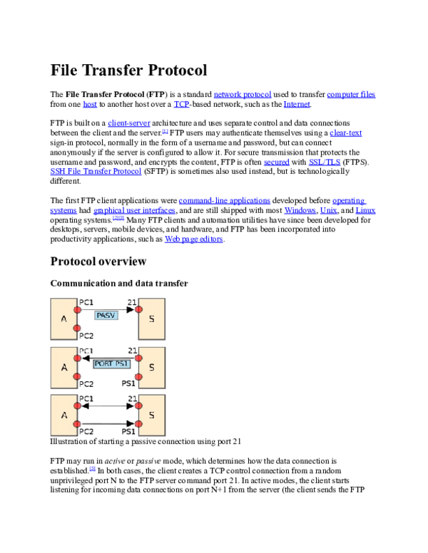 (DOC) File Transfer Protocol