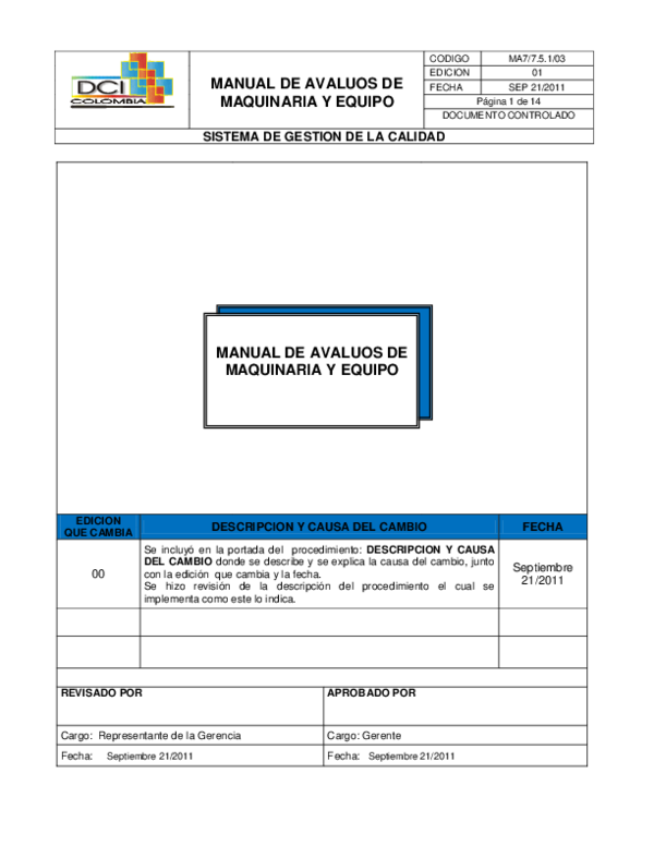 (PDF) 01MANUAL AVALUO MAQUINARIA Y EQUIPOS