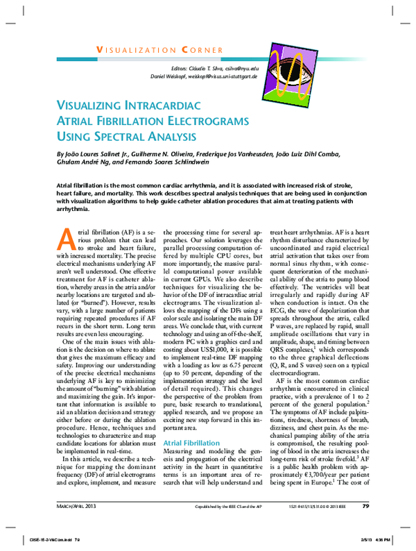 (PDF) Visualizing Intracardaic Atrial Fibrillation Electrograms Using ...