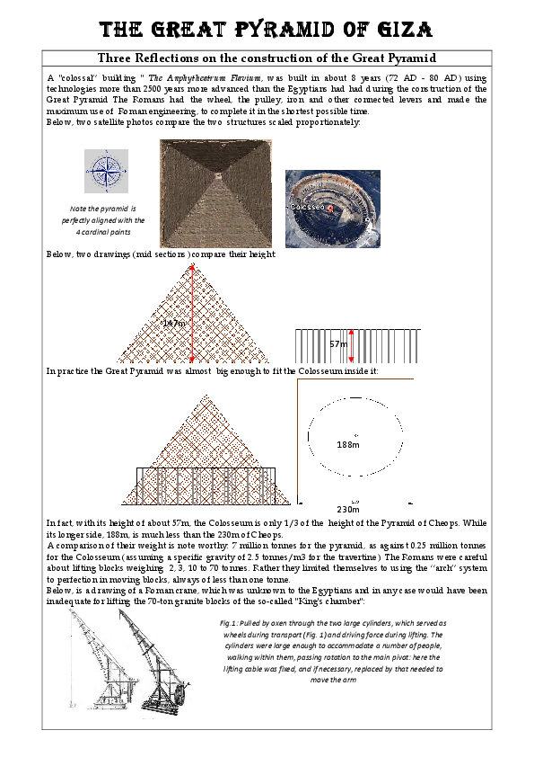 (PDF) Great Pyramid and Coliseum compared (06-03-2014)