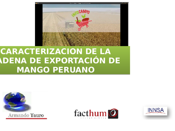 (PPT) Caracterización de la Cadena de Exportación de Mango en el Perú