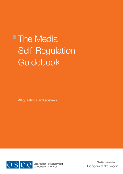 (PDF) The Media Self-Regulation Guidebook All questions and answers ...