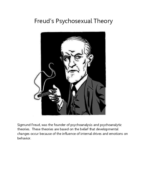 (PDF) Psychosexual Stages by Freud