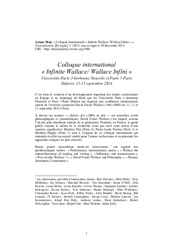 question sur colloque sentimental