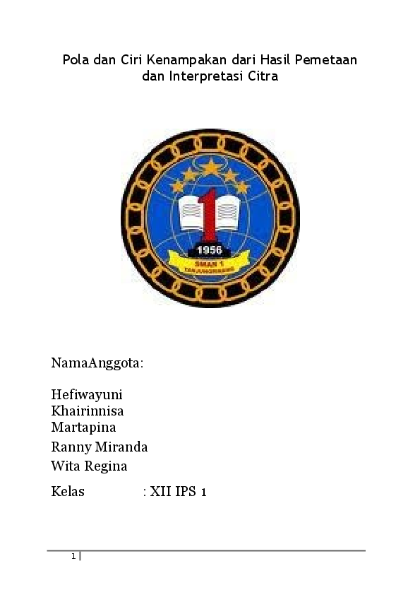 (DOC) Tugas geografi inderaja (penginderaan jarak jauh) klas 12