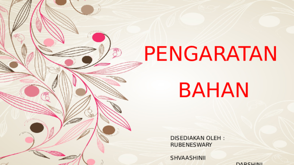 (PPT) PENGARATAN PPT