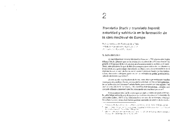 (PDF) Translatio Studii y Translatio Imperii: autoridad y sabiduría en ...