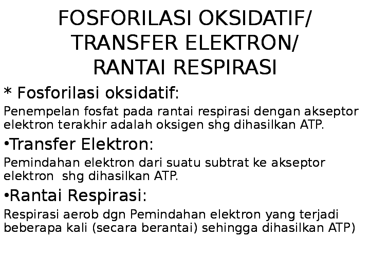 (PPT) 4. FOSFORILASI OKSIDATIF 2