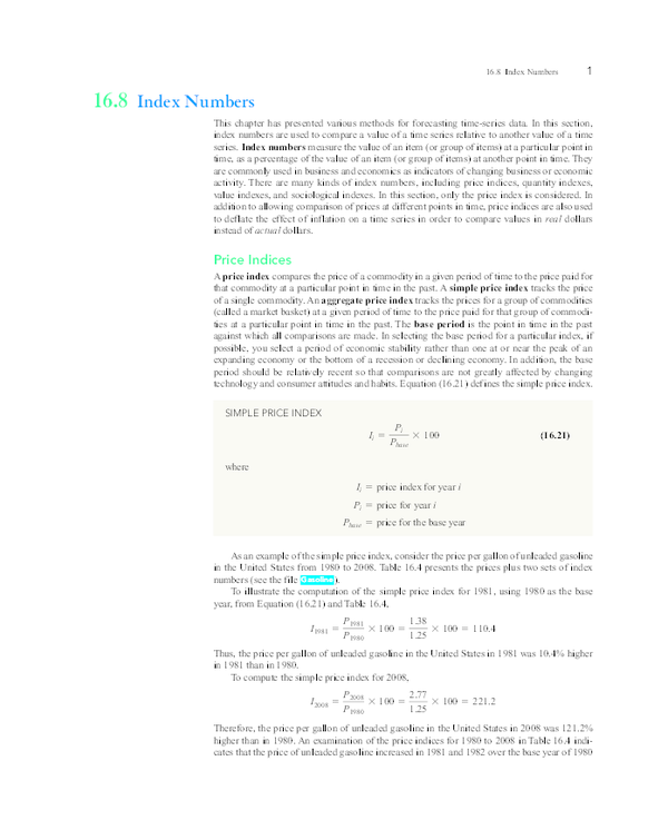 (PDF) 6.8 Index Numbers