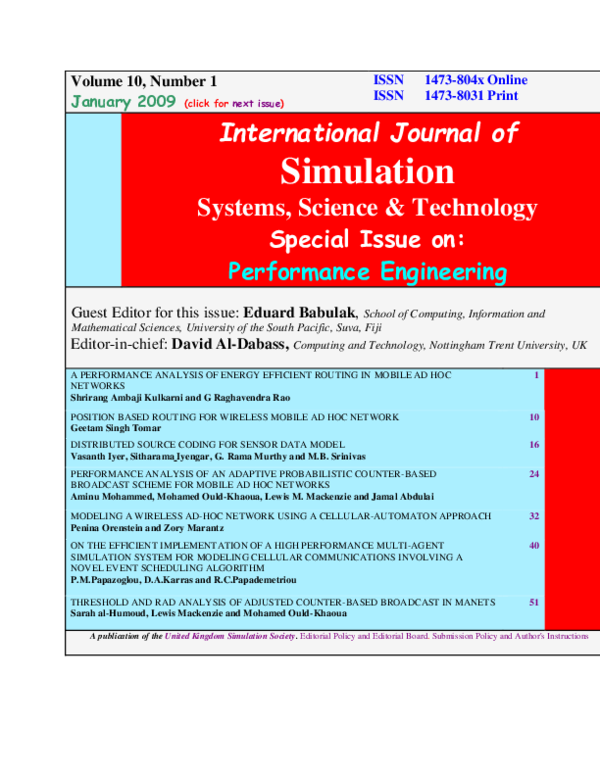 (PDF) International Journal of Simulation Systems, Science & Technology ...