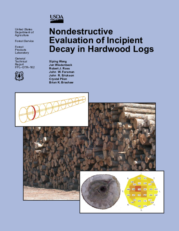 (PDF) Nondestructive Evaluation of Incipient Decay in Hardwood Logs