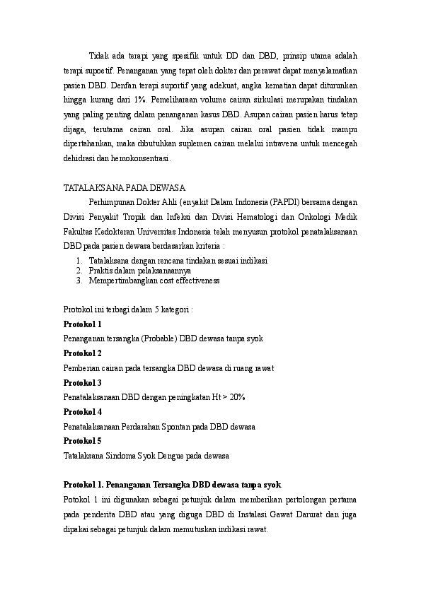 (DOC) Guideline penatalaksanaan DBD