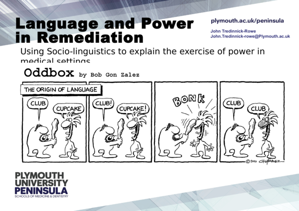 (PPT) Language and Power in Medicine - remediation