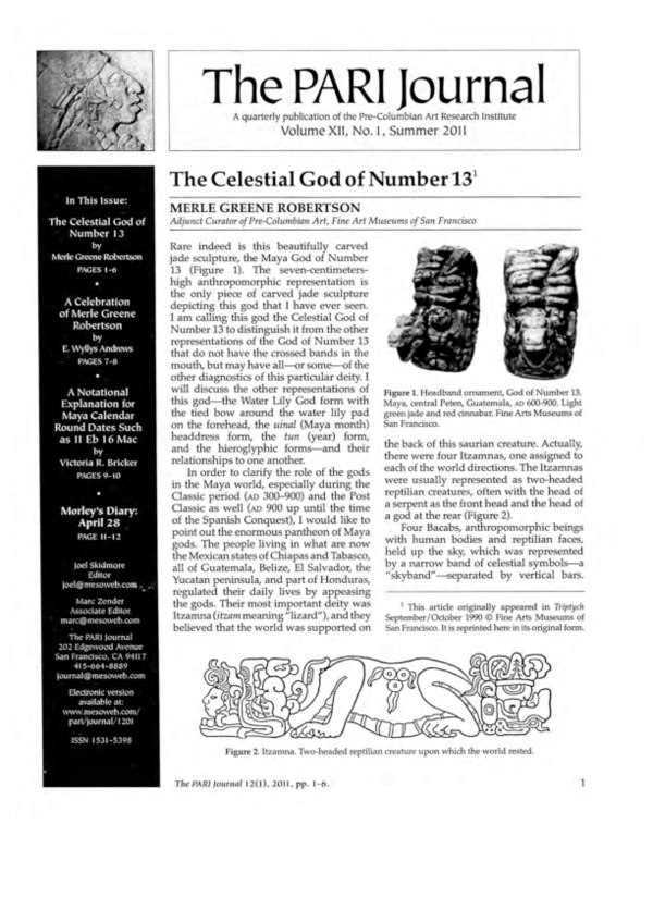 (PDF) (2011) A Celebration of the Life of Merle Greene Robertson