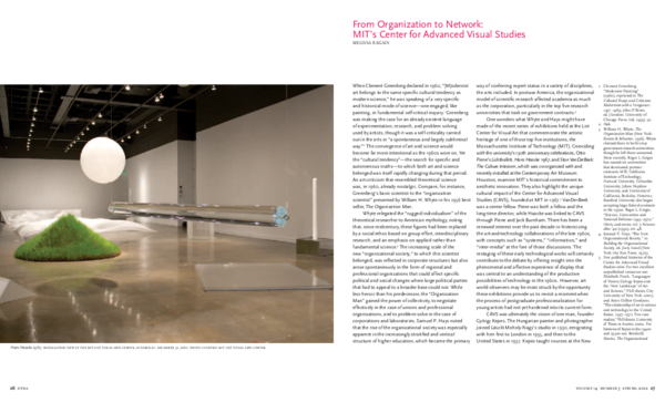 (PDF) From Organization to Network: MIT’s Center for Advanced Visual ...