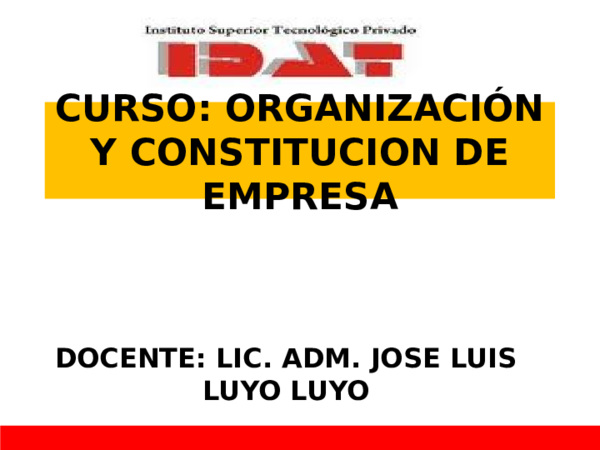 (PPT) pasos para constitución de empresas