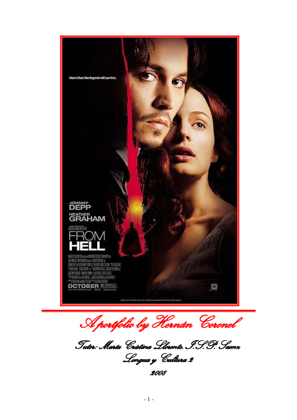 (PDF) From Hell (film) Portfolio Analysis