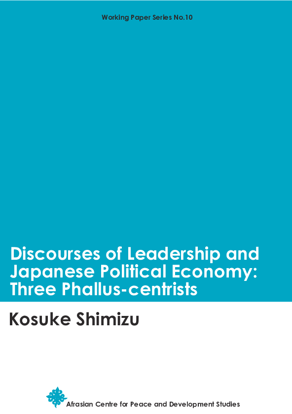 (PDF) Discourses of Leadership and Japanese Political Economy: Three ...