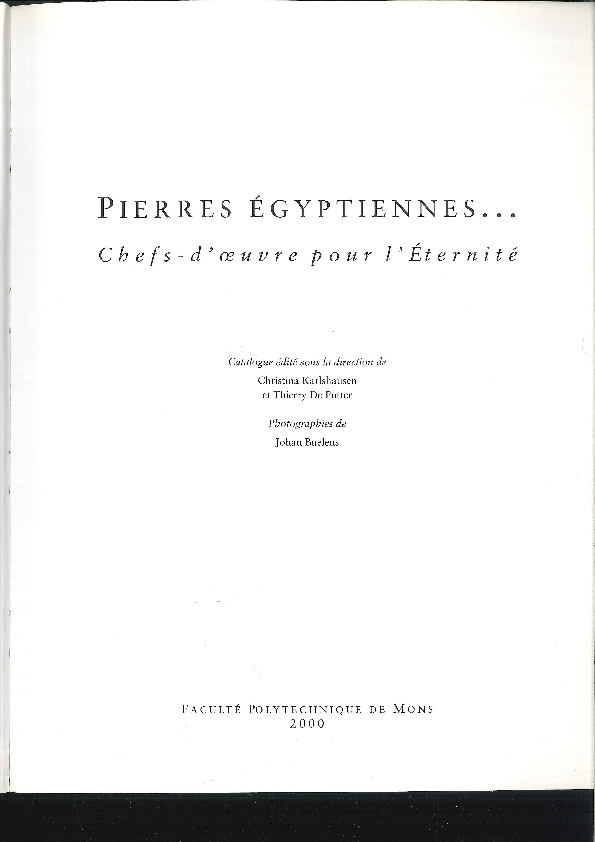 (PDF) Matériaux nouveaux de l'art ptolémaïque et romain d'Egypte