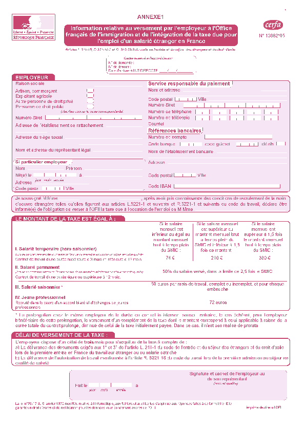 Montant versé par l'employeur