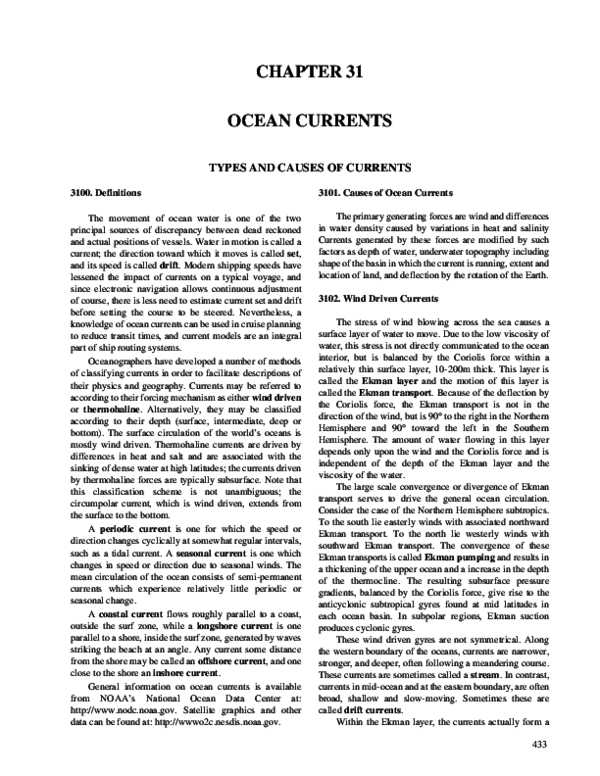 (PDF) Ocean Currents