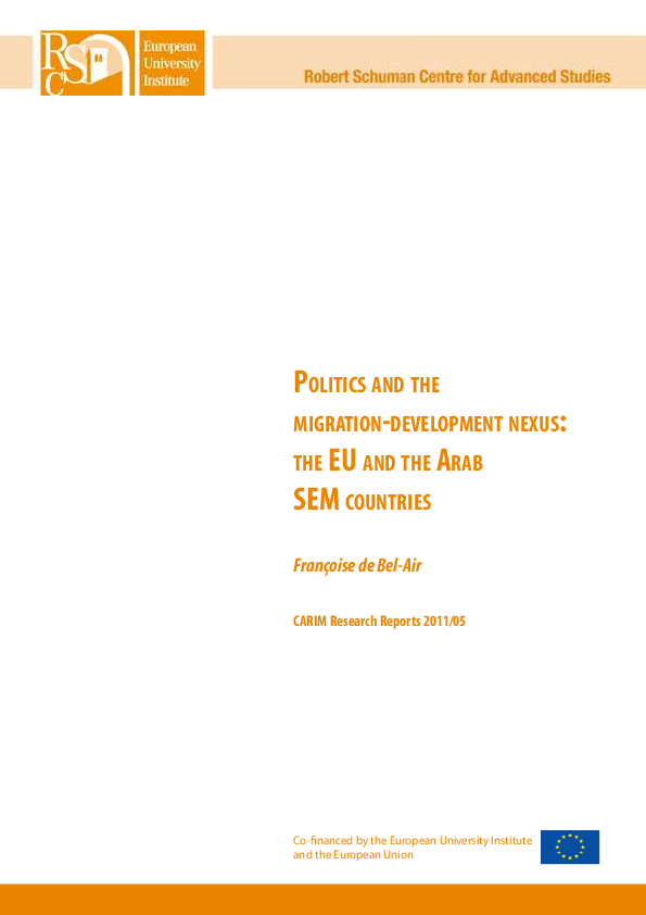 (PDF) Politics and the migration-development nexus: the EU and the Arab SEM countries ...