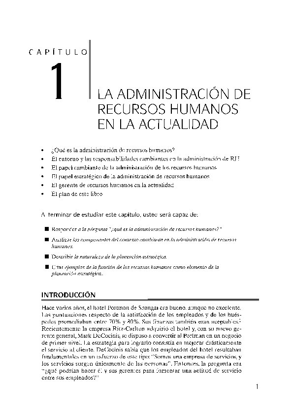(PDF) LA ADMINISTRACION DE RECURSOS HUMANOS EN LA ACTUALIDAD