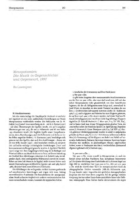 (PDF) Mesopotamian Music (Pre-Islamic)