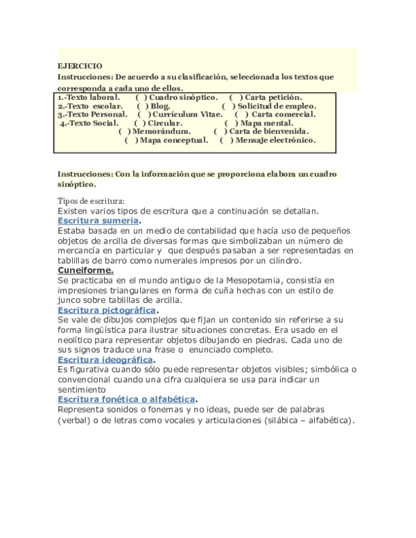 (DOC) EJERCICIO textos funcionales tr II