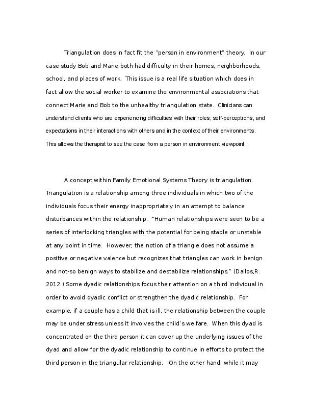 (DOC) Family systems theory (triangulation example)