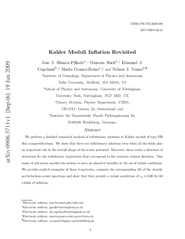 (PDF) Kahler Moduli Inflation Revisited