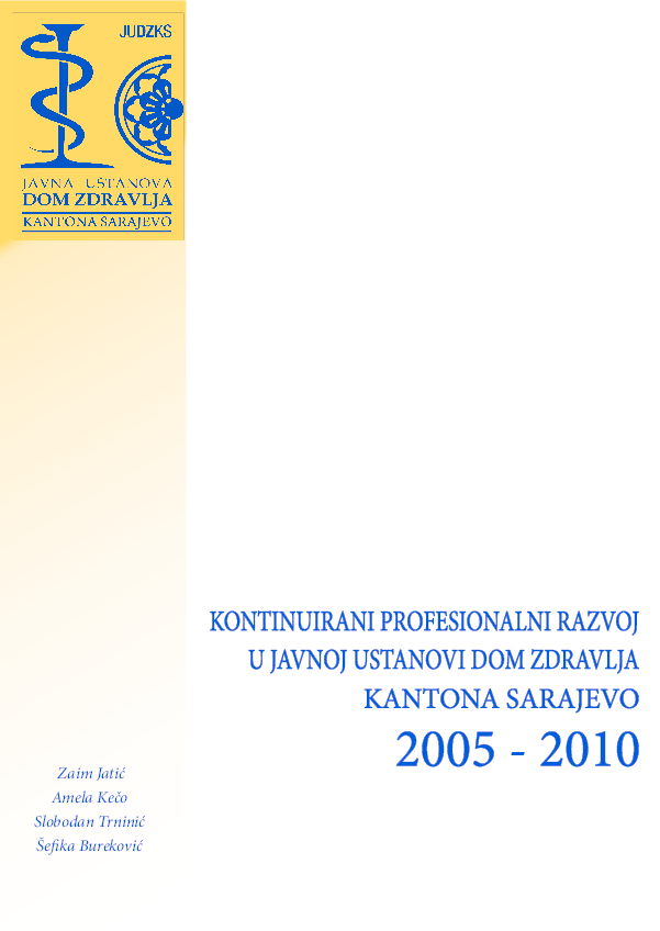 (PDF) KONTINUIRANI PROFESIONALNI RAZVOJ U JAVNOJ USTANOVI DOM ZDRAVLJA ...