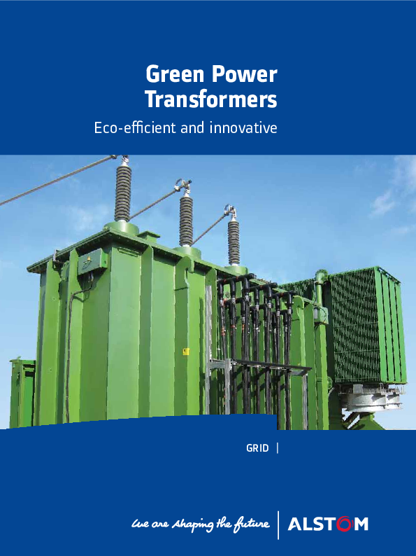(PDF) Green Power Transformers Eco-efficient and innovative