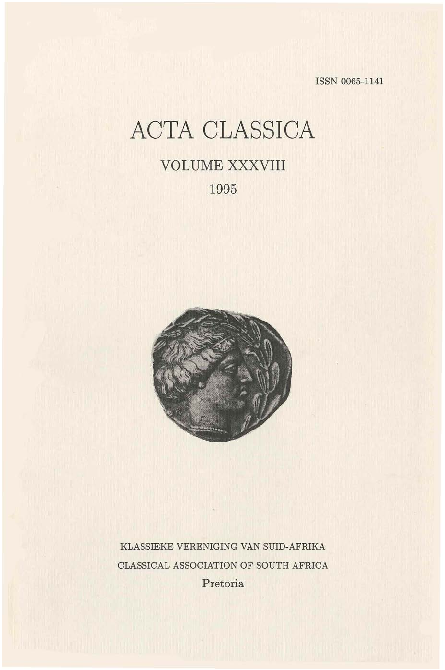 (PDF) William J. Dominik, ‘The Unity of Catullus 64.’