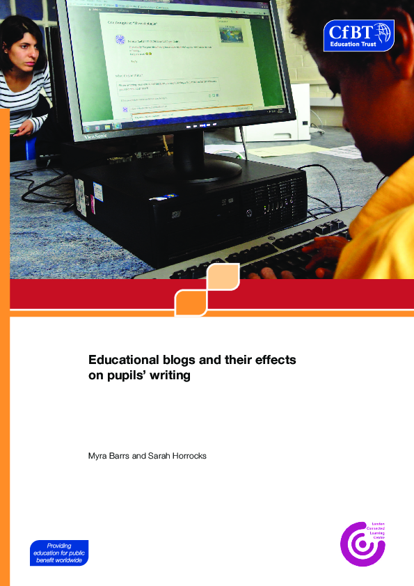 (PDF) Educational blogs and their effects on pupils' writing