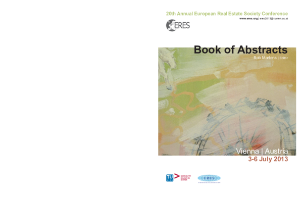 (PDF) ERES 2013 Book of Abstracts