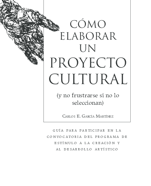 (PDF) Garcia Carlos Como elaborar un proyecto cultural