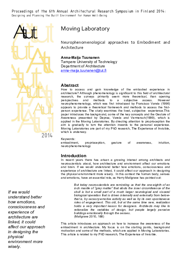 (PDF) Moving Laboratory