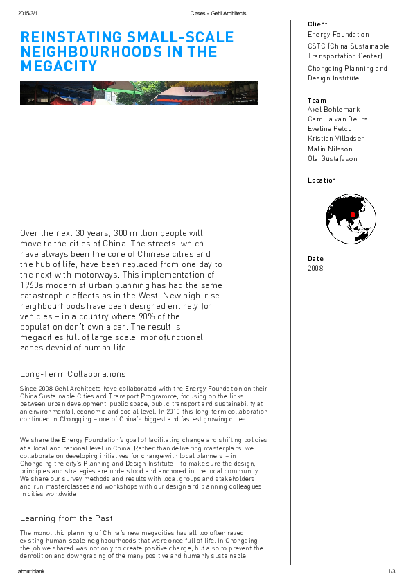 (PDF) Cases - Gehl Architects