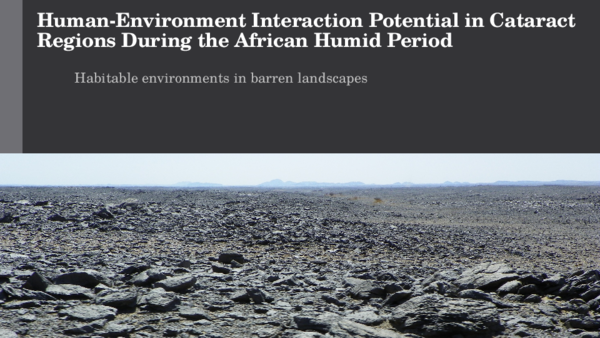 (PPT) Human-Environment Interaction Potential in Nile Cataract Regions ...