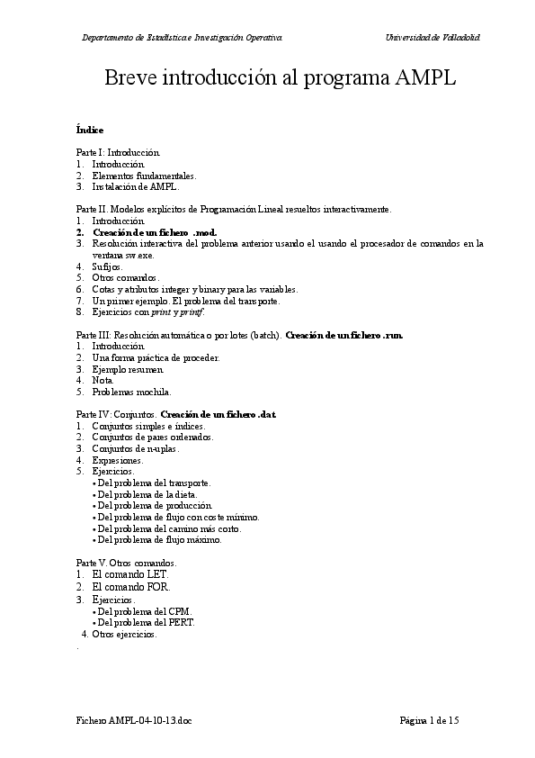 (DOC) Manual de AMPL