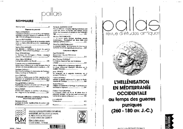 2006, "La réception de l'épigraphie héllenistique dans l'extrême ...