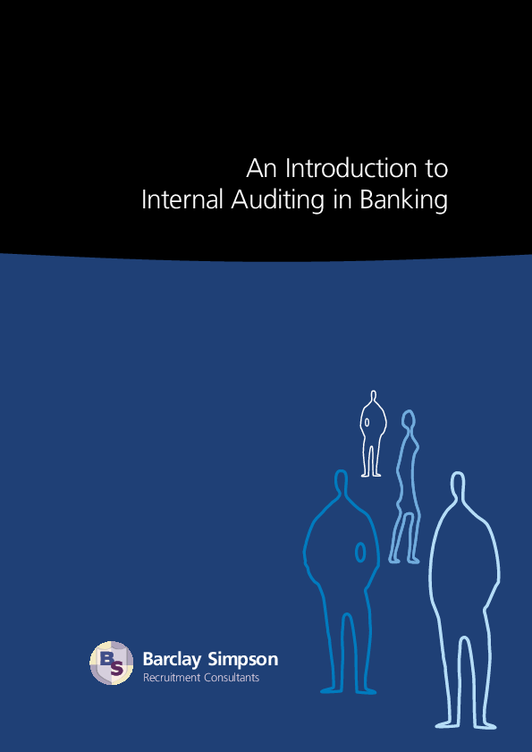 (PDF) An Introduction to Internal Auditing in Banking