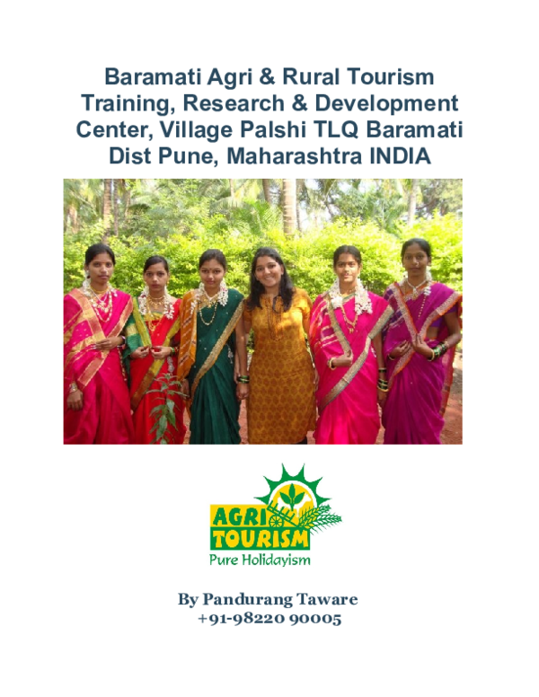 (DOC) AGRI TOURISM DEVELOPMENT CORPORATION